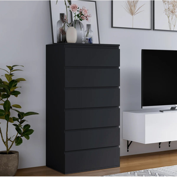 Ebern Designs Kristiarn 6 Drawer 23.6" W Chest & Reviews | Wayfair